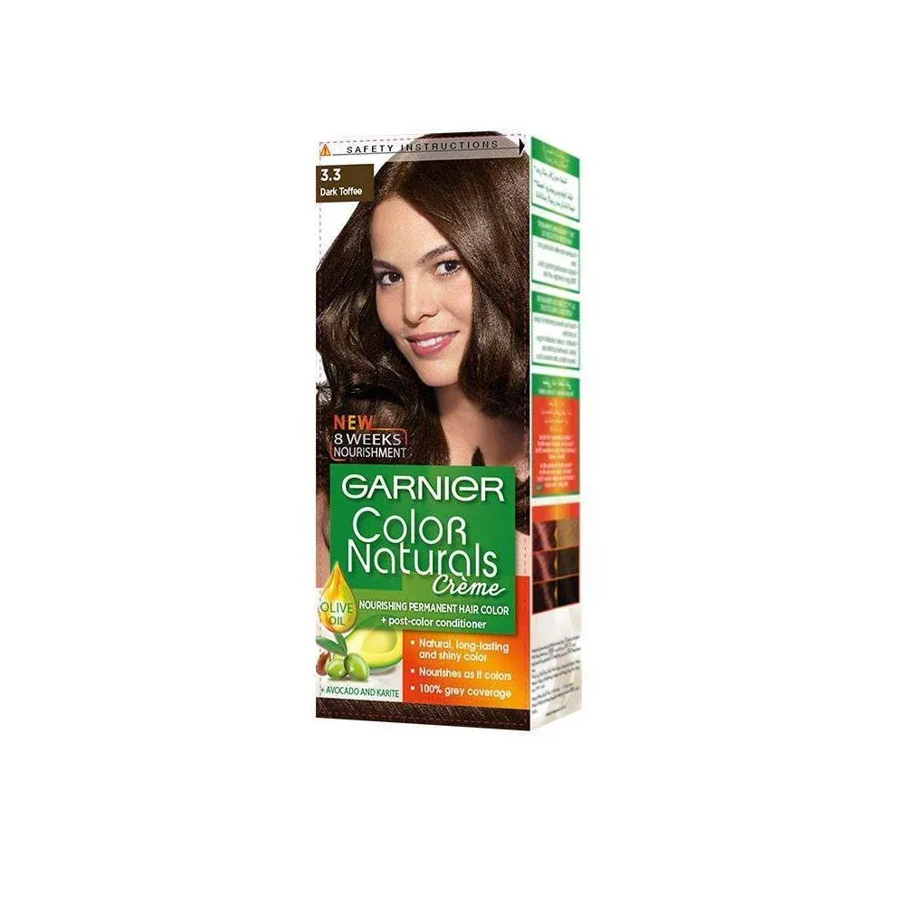 Garnier Color Naturals Color 3.3 Toffee Brown Black - Rs. 950.00 | Buff ...